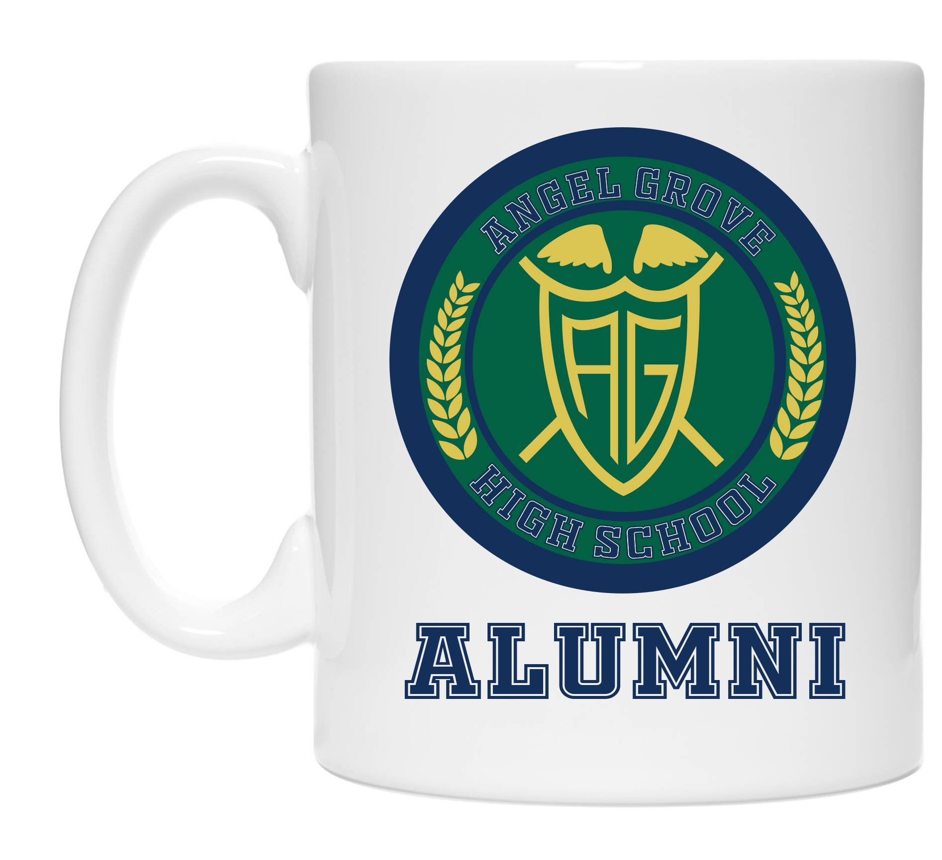POWER RANGERS ANGEL GROVE HIGH SCHOOL ALUMNI PX COFFEE MUG ( – The ...